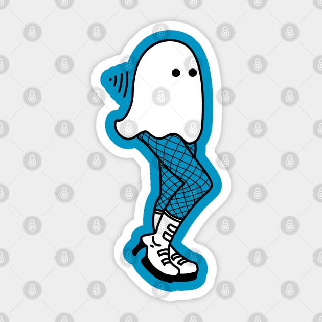 Sexy Ghost Long Legs Ghost Sticker Teepublic